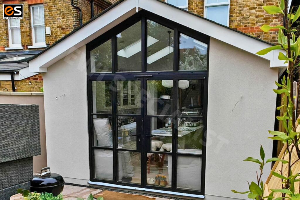 External Wall Rendering In London | Extension & Garden Wall